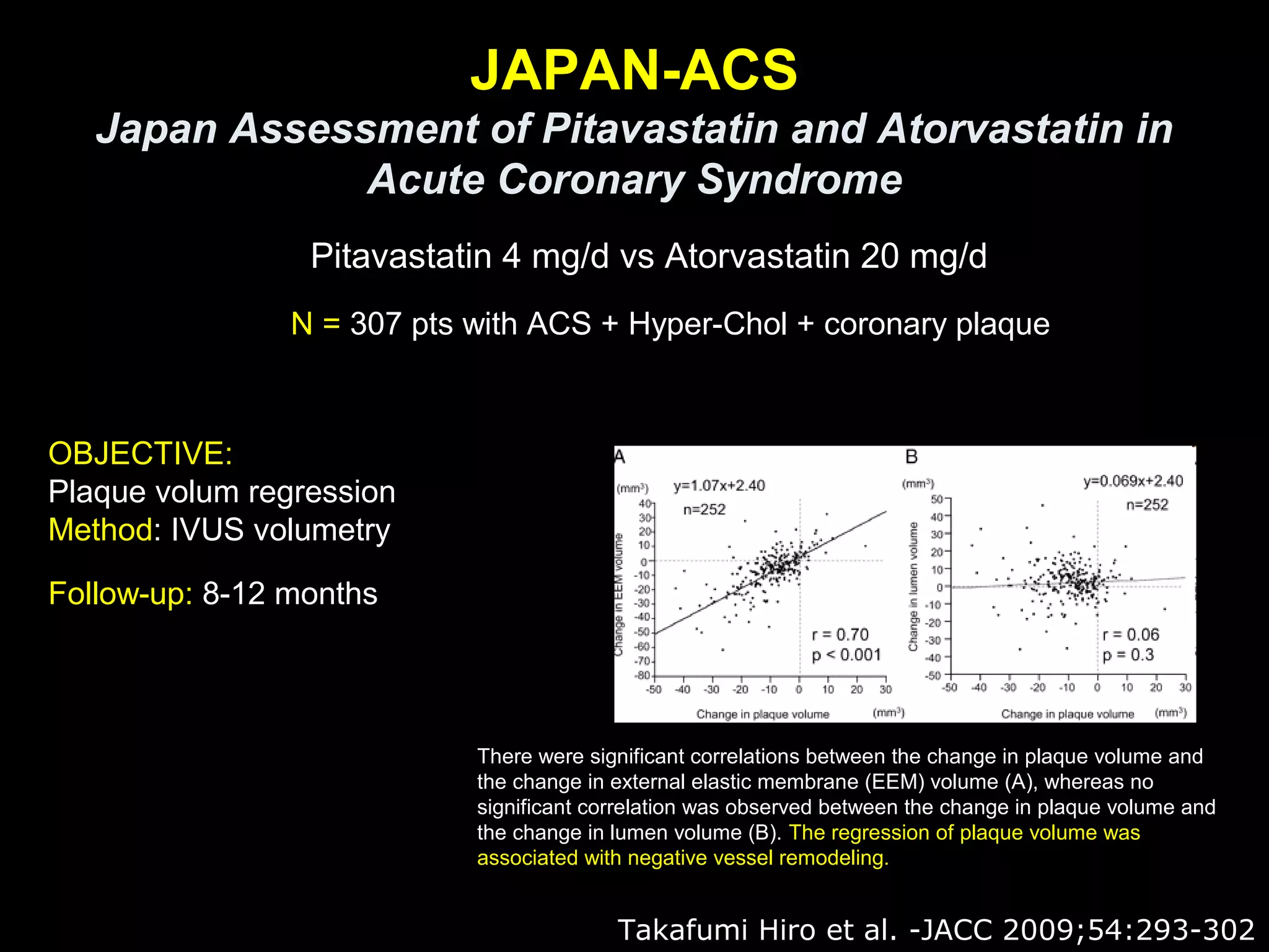 High dose statins in plaque stabilization | PPT