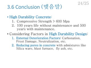 High durable concrete | PPTX