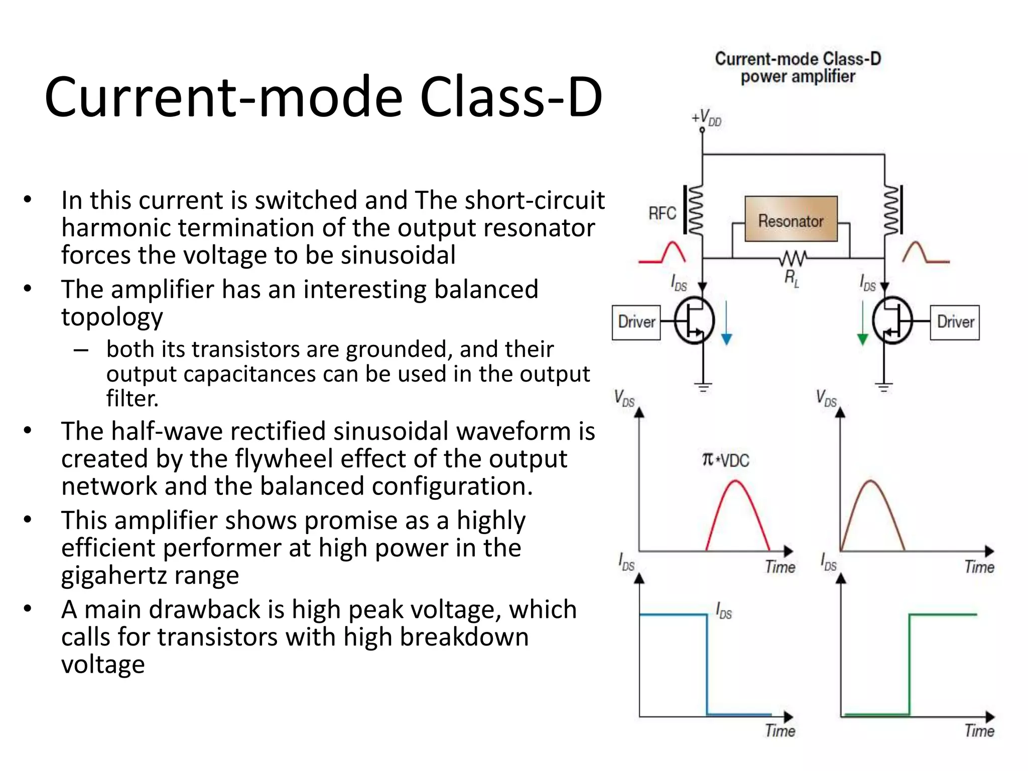 High efficiency power amplifiers | PPTX