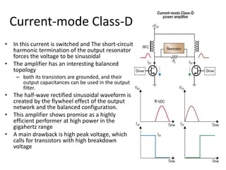High efficiency power amplifiers | PPTX