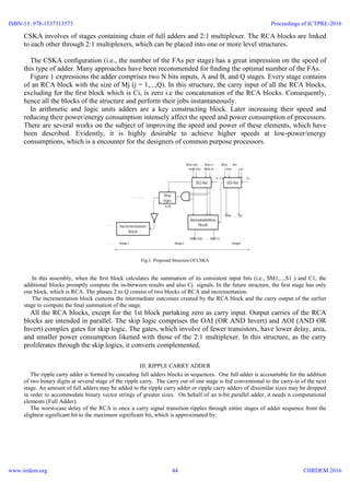 High efficient carry skip adder in various multiplier structures | PDF