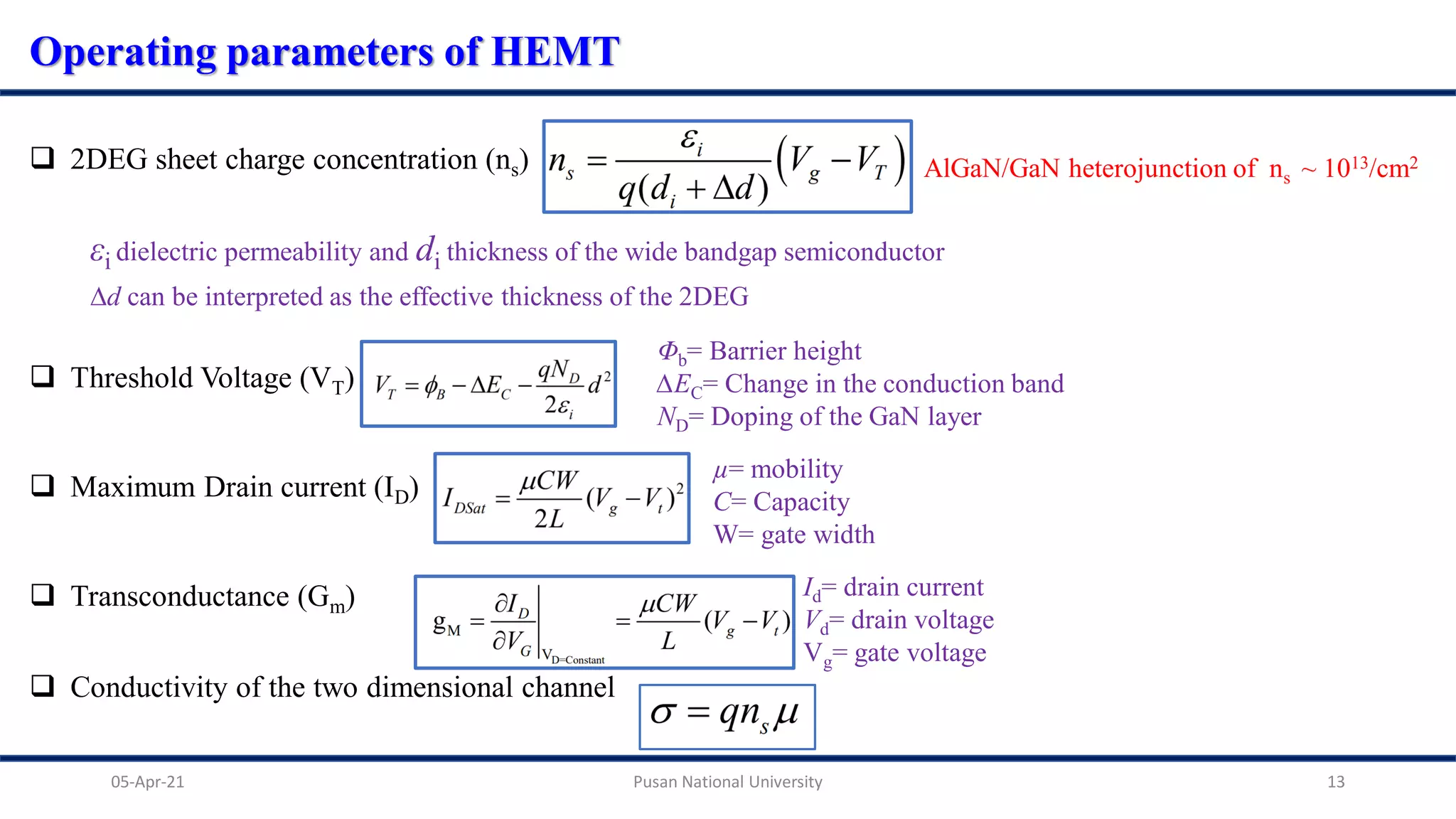 High electron mobility transistor | PDF