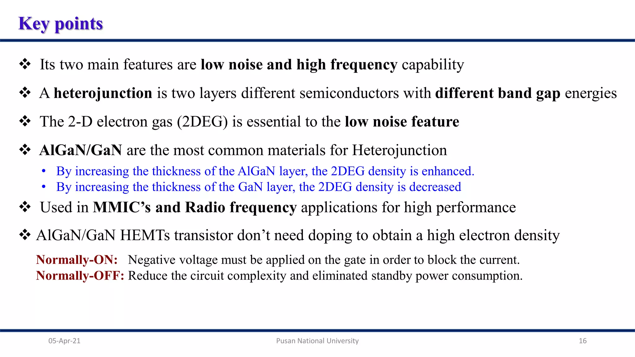 High electron mobility transistor | PDF