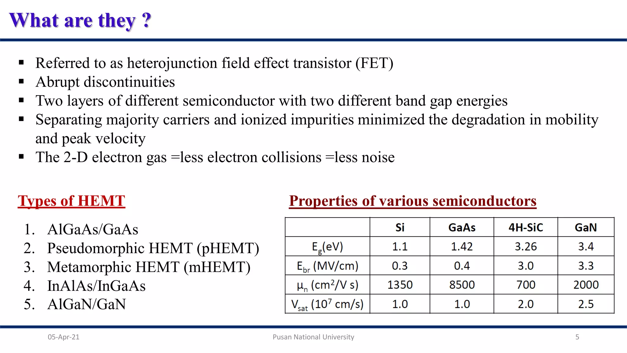 High electron mobility transistor | PDF