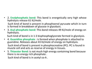 High energy compounds | PPTX