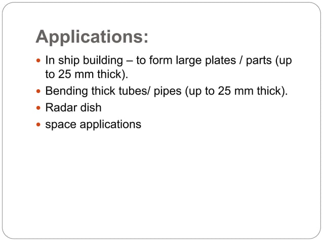 High energy rate forming process | PPTX | Physics | Science