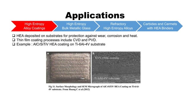 High entropy alloys | PPTX | Chemistry | Science
