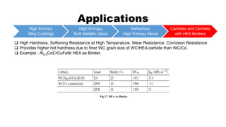 High entropy alloys | PPTX