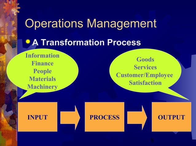 Higher Business Management - Operations | PPT