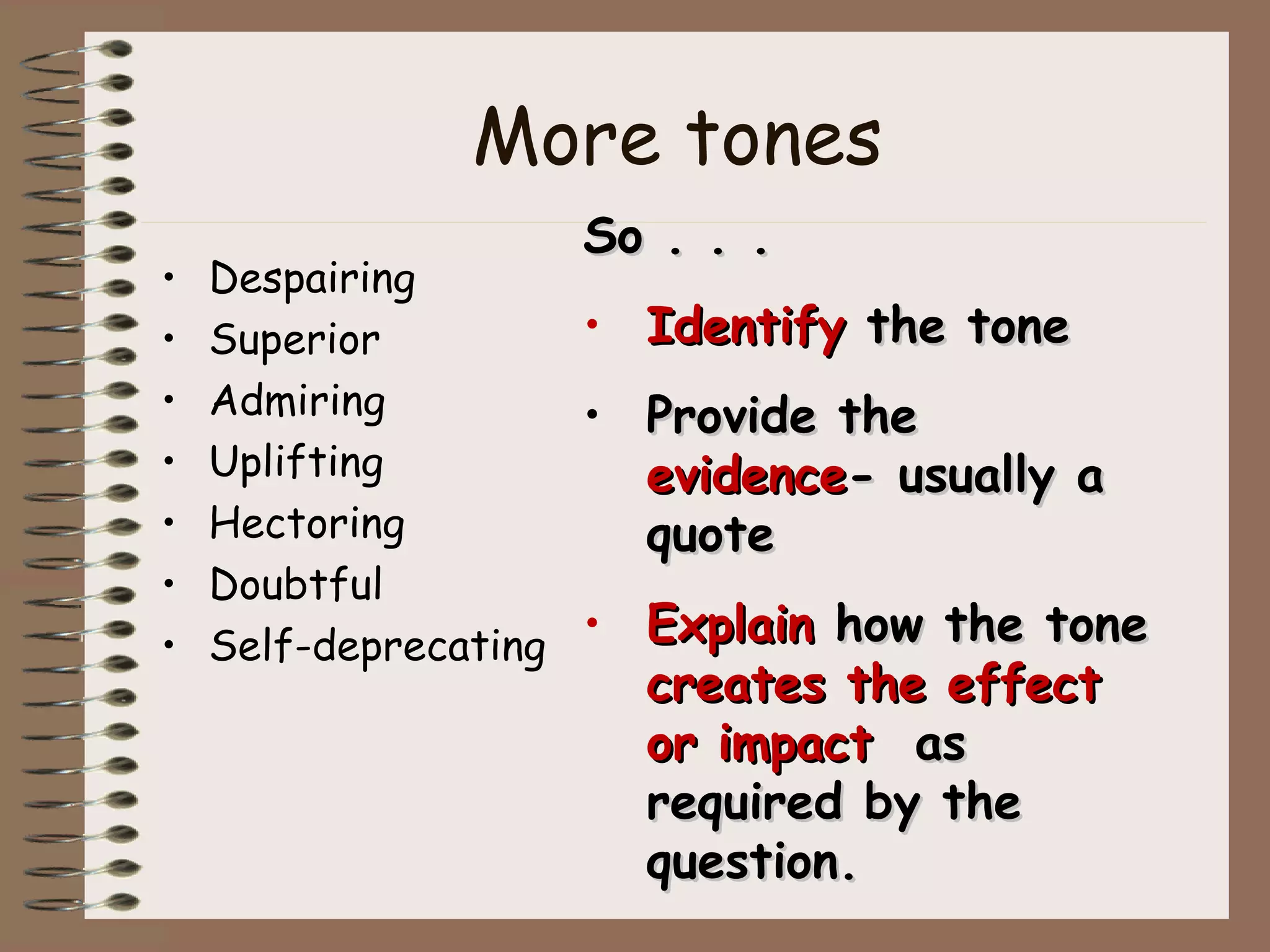 Higher close-reading-tone-etc | PPT