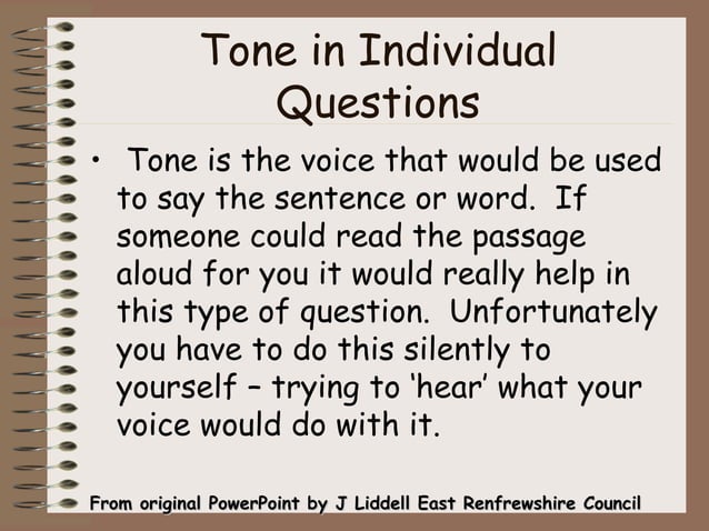 Higher close-reading-tone-etc | PPT