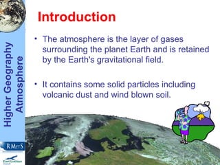 Higher Geography Atmosphere Introduction | PPT