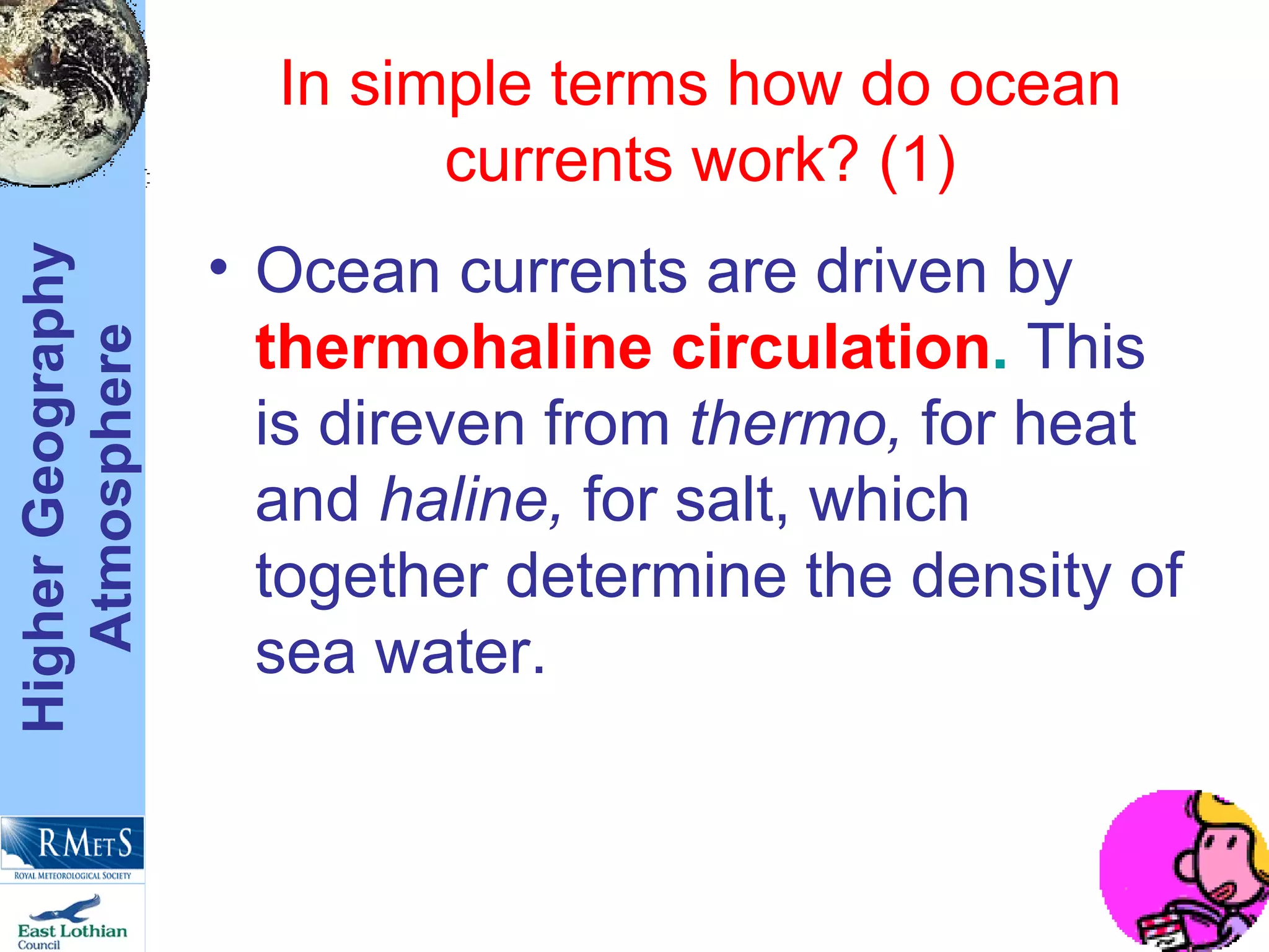 Higher Geography Ocean Currents | PPT