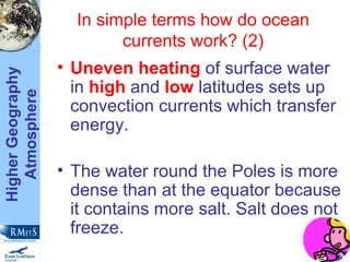 Higher Geography Ocean Currents | PPT