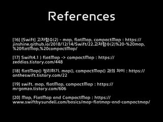 [Swift] Higher order function | PPT