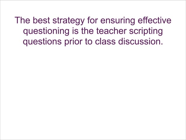 Higher-Order Questioning | PDF
