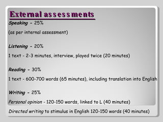 Strategies For Speaking And Writing Tests | PPT