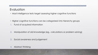 Higher cognitive functions chapter 8 | PDF