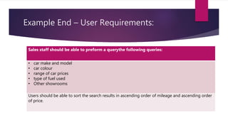 Database Analysis | PPT