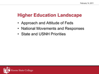 The Higher Education Landscape | PPT