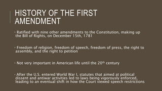 Free Speech in College | PPT