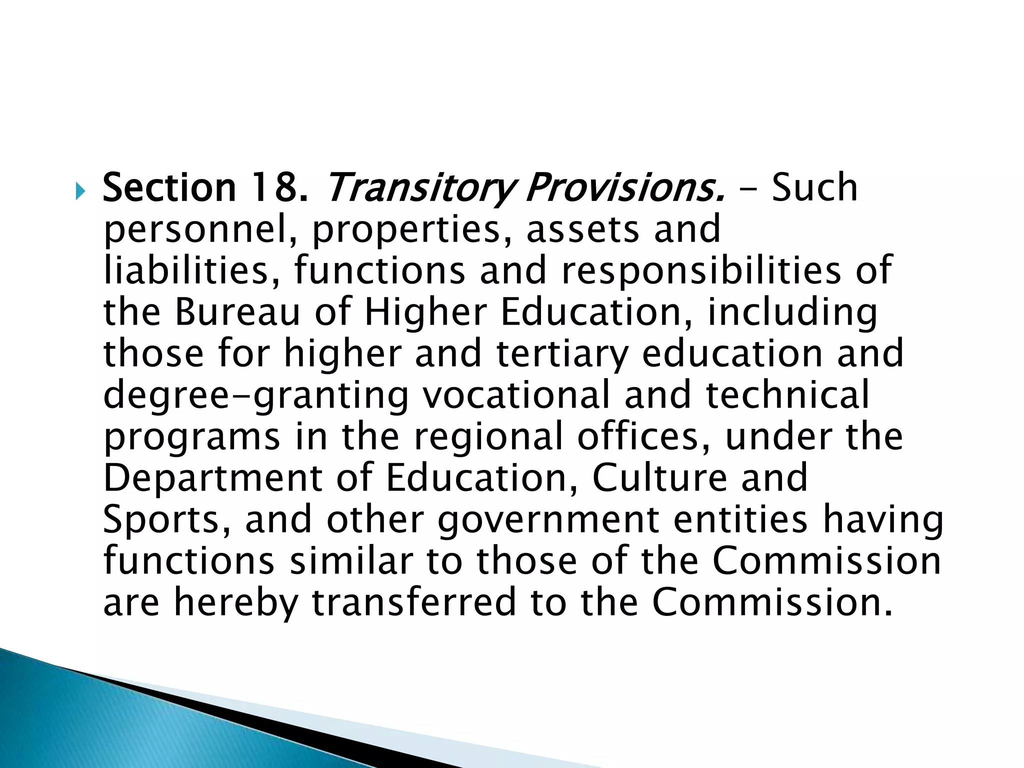 Higher education act of 1994 | PPTX