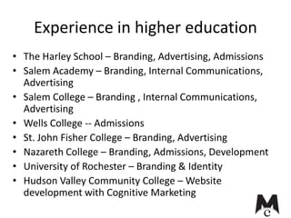 Higher Education Capabilities 8.10.09