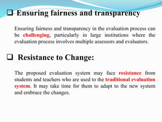 Higher education evaluation system; NEP2020 Perspective and challenges ...