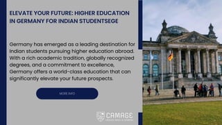 Higher Education in Germany for Indian Students | PDF