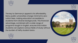 Higher Education in Germany for Indian Students | PDF