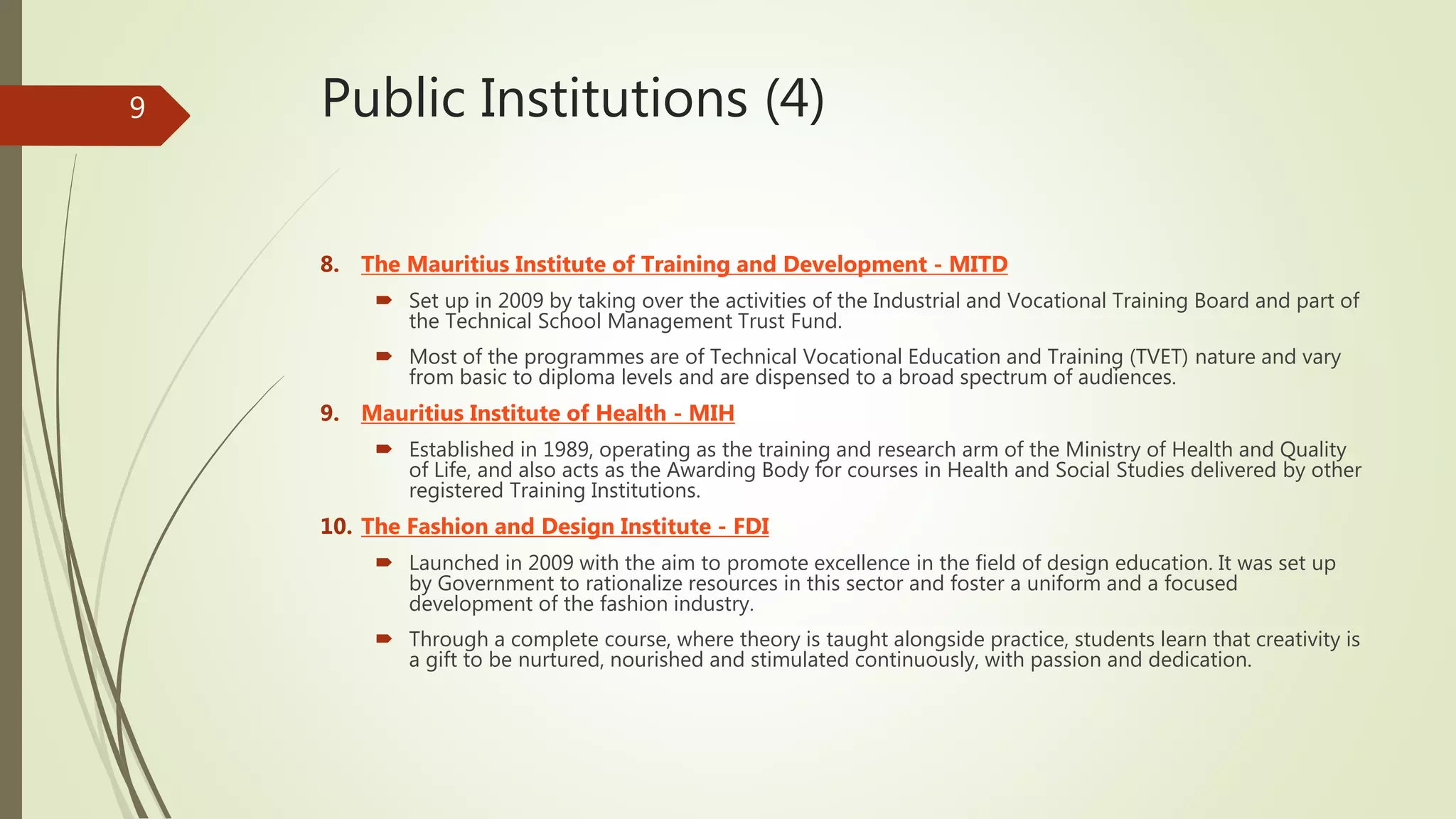 Higher education in mauritius | PPTX