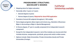 Higher Education Pathways, Opportunities and Scholarships | PPTX ...
