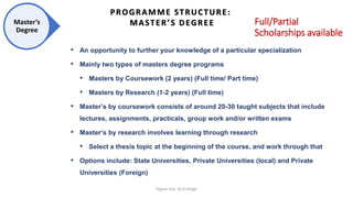 Higher Education Pathways, Opportunities and Scholarships | PPTX ...