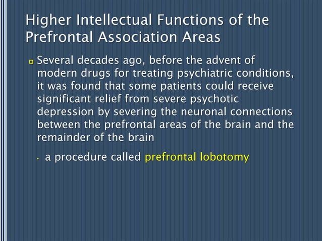 Higher functions of the nervous system | PPTX