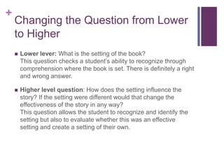 Higher Level Questioning | PPT