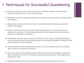Higher Level Questioning | PPT