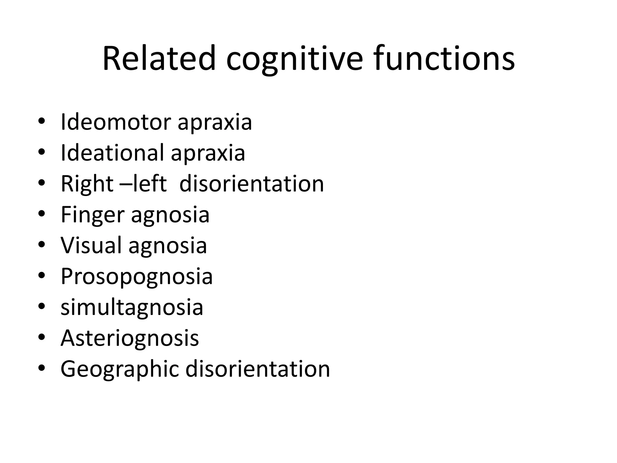 Higher Mental Function | PPTX