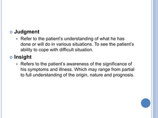Mental function examination | PPT