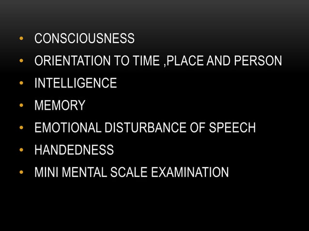 Higher mental functions | PPTX | Brain and Nervous System Disorders ...