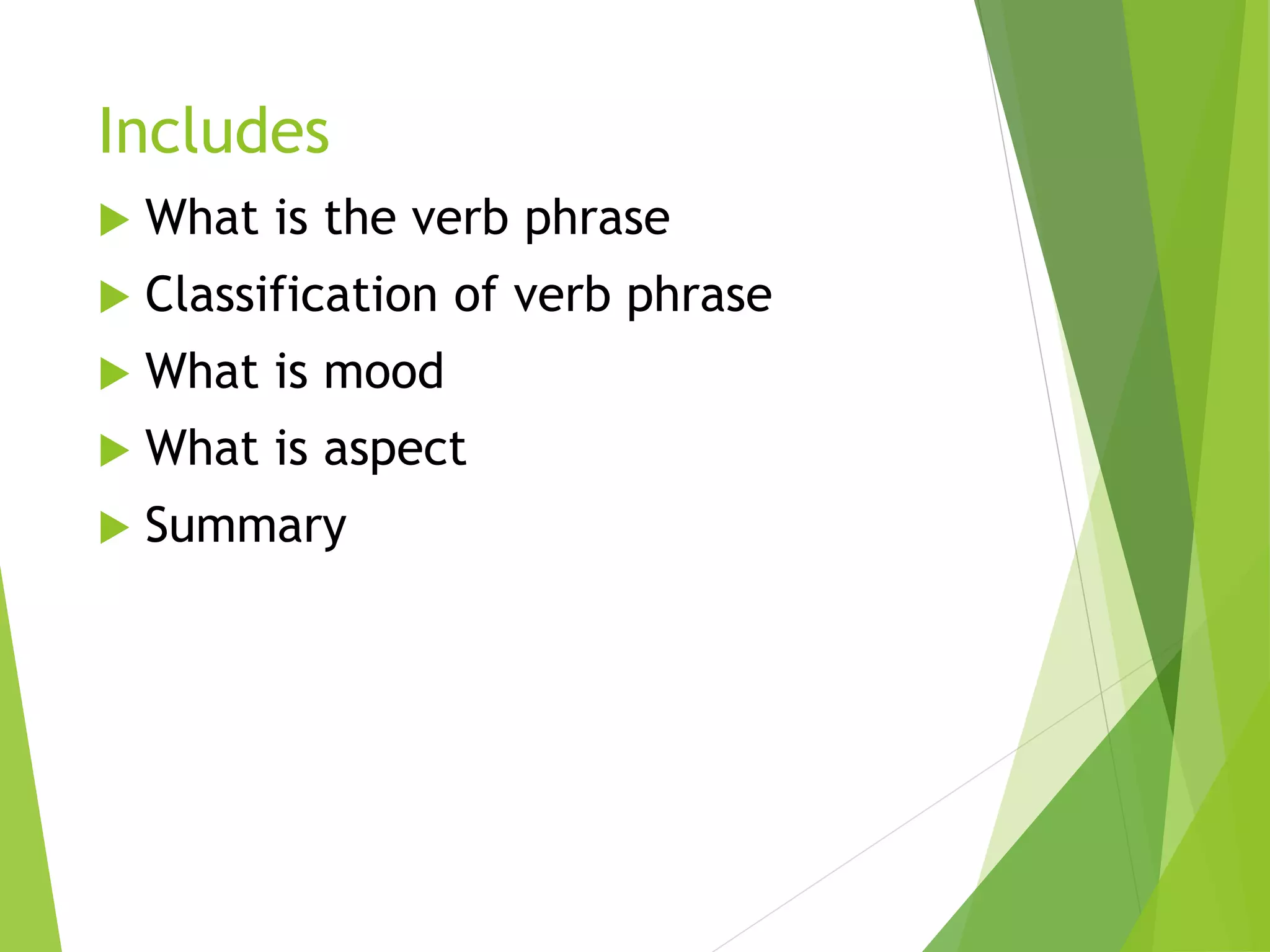 verb phrase | PPTX