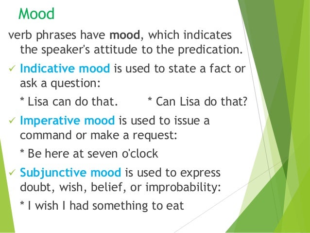 Indicative Mood Definition