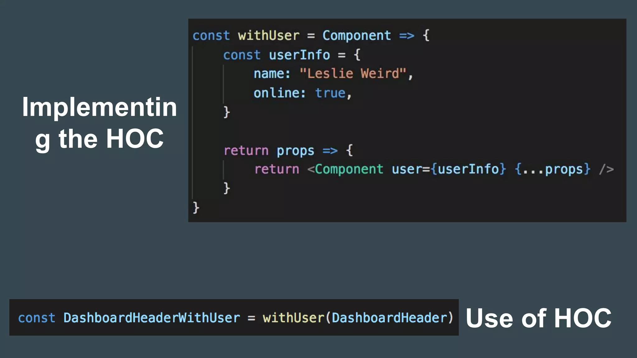 Higher Order Component React Ppt