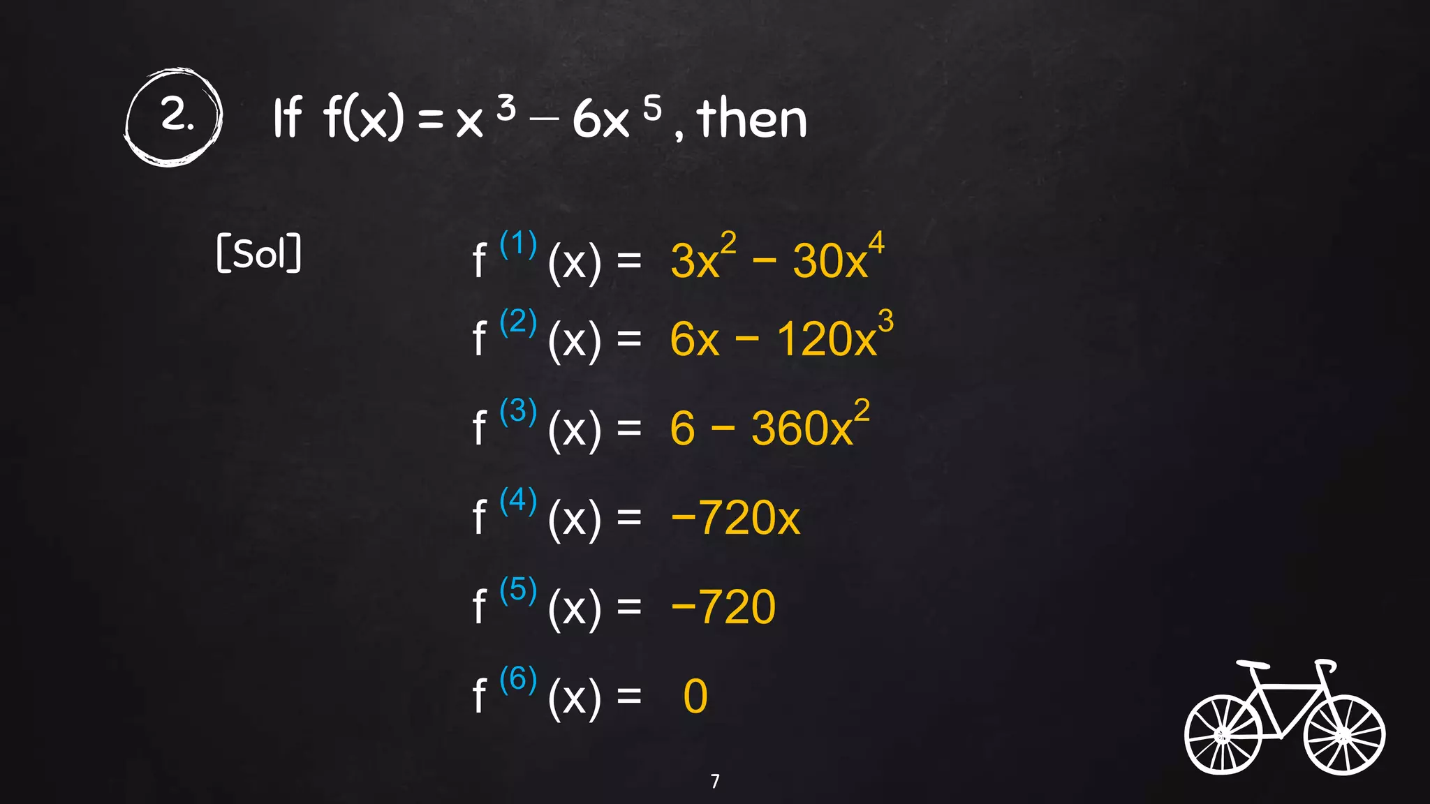 Higher order derivatives | PPTX