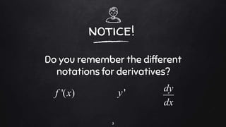Higher order derivatives | PPTX