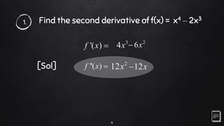Higher order derivatives | PPTX