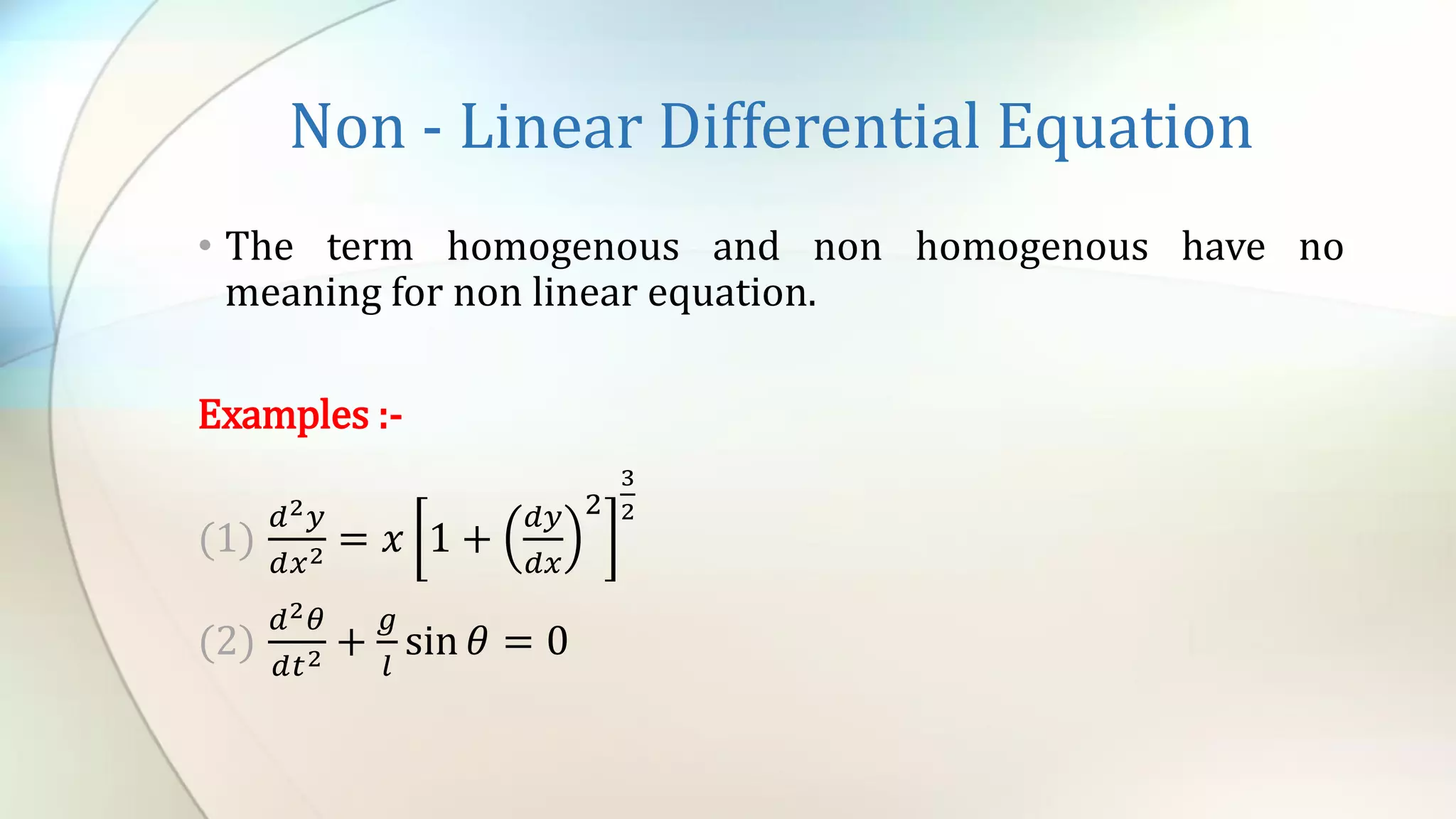 Higher Order Differential Equation | PDF