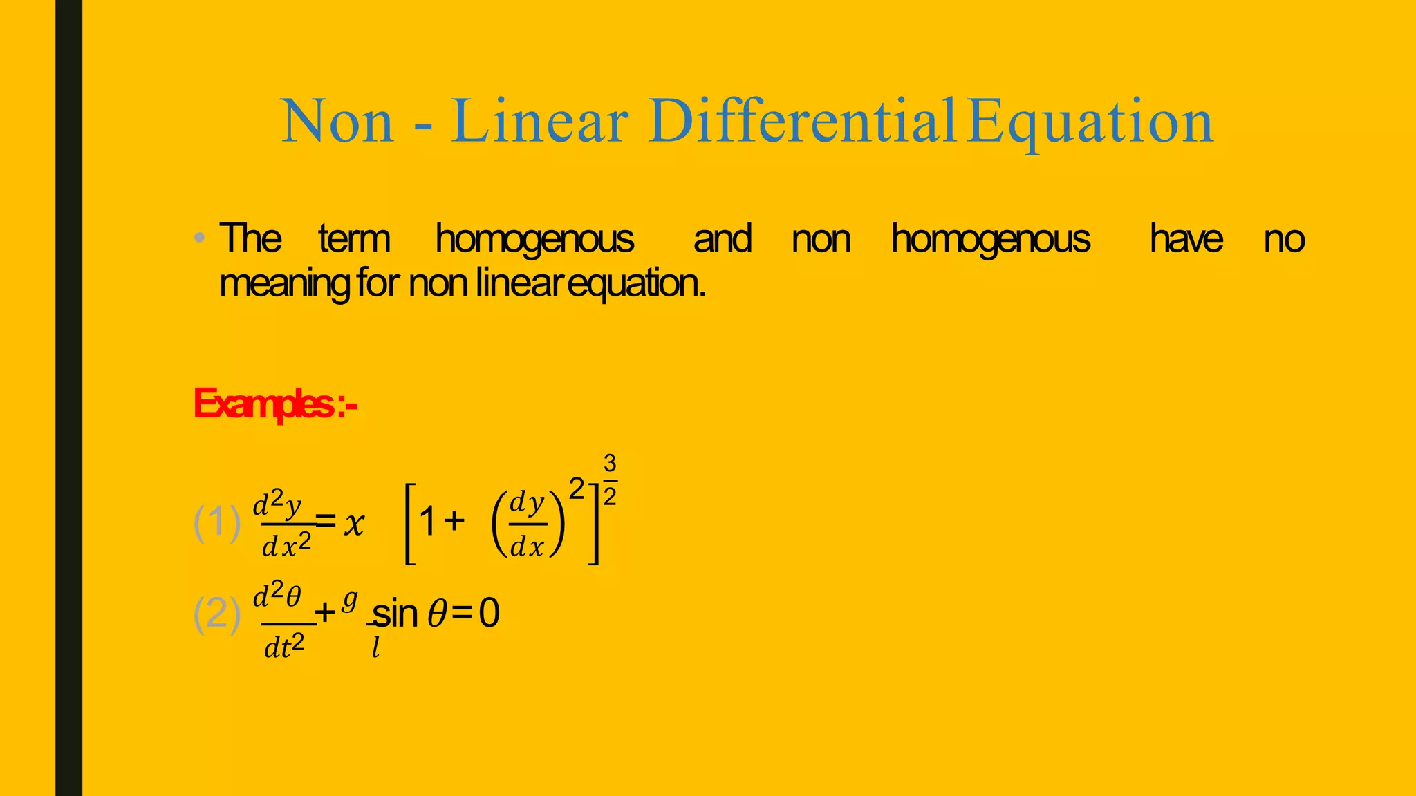 Higher order differential equation | PPTX