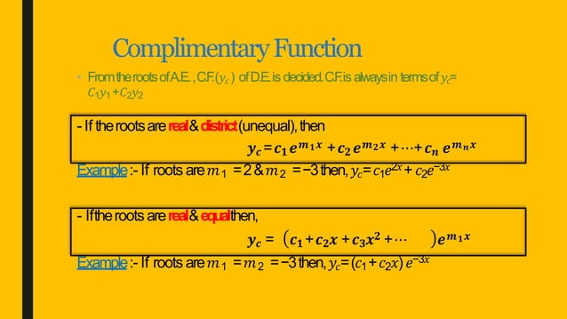 Higher Order Differential Equation Pptx Programming Languages Computing