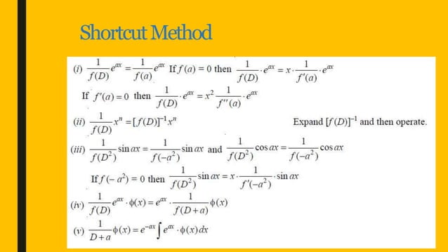 Higher order differential equation | PPTX | Programming Languages | Computing