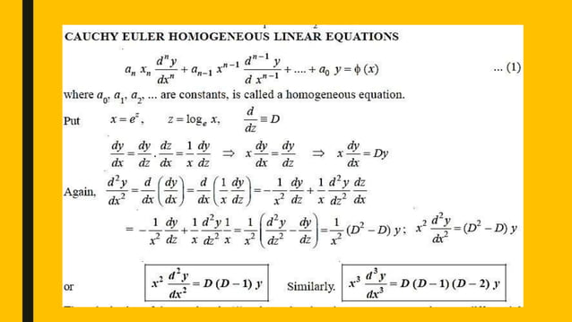 Higher Order Differential Equation Pptx Programming Languages Computing
